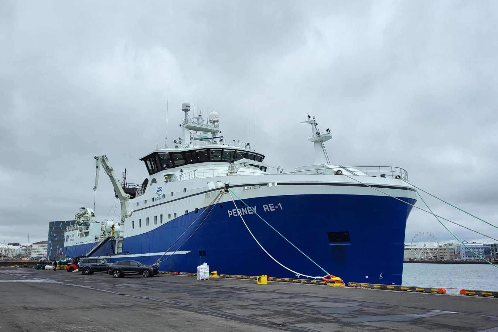 Das größte Schiff der Flotte heißt jetzt Þerney - SaltyLava | Island ...